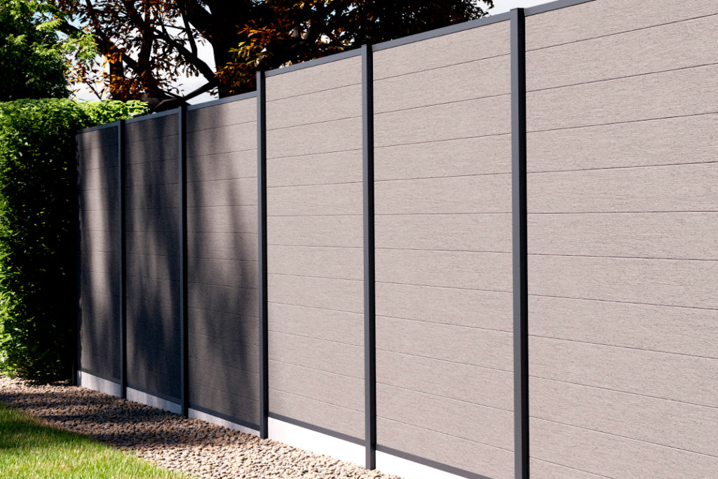 Soubassement béton pour clôture composite | Clôture béton